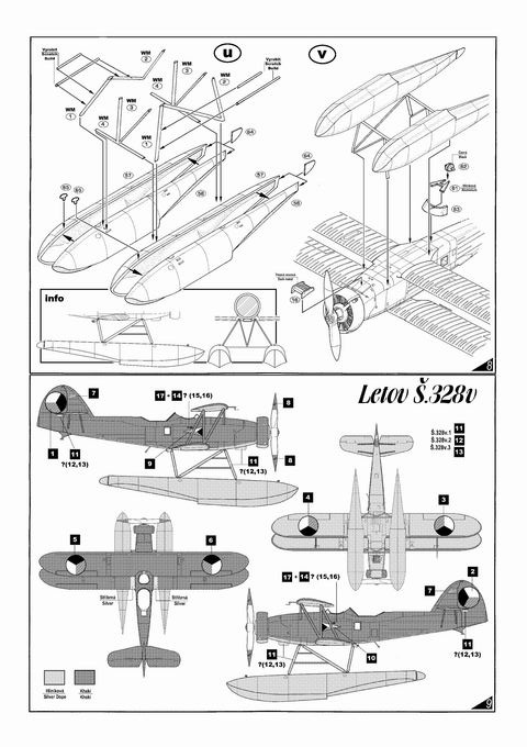Letov Š-328 with floats, 1:48, 080/PLT199 - Plastikové modely a ...