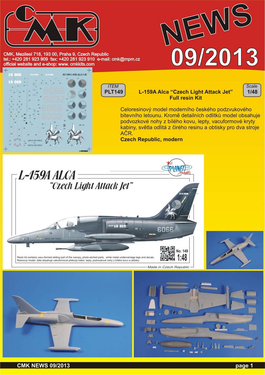 1/48 - Aero L-159A ALCA resin kit by Planet Models - released - The ...